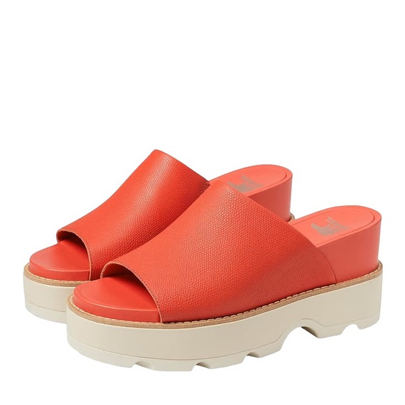 Sorel | Shoes | Sorel Womens Vibrant Orange Platform Mules Size 7 H7n1 ...
